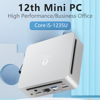 Mini pc 10 Cores 12th Generation Intel i5-1235U(up to 4.4Ghz),computer ...