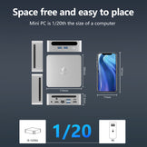 Mini pc 10 Cores 12th Generation Intel i5-1235U(up to 4.4Ghz),computer ...