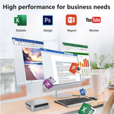 Mini pc 10 Cores 12th Generation Intel i5-1235U(up to 4.4Ghz),computer ...